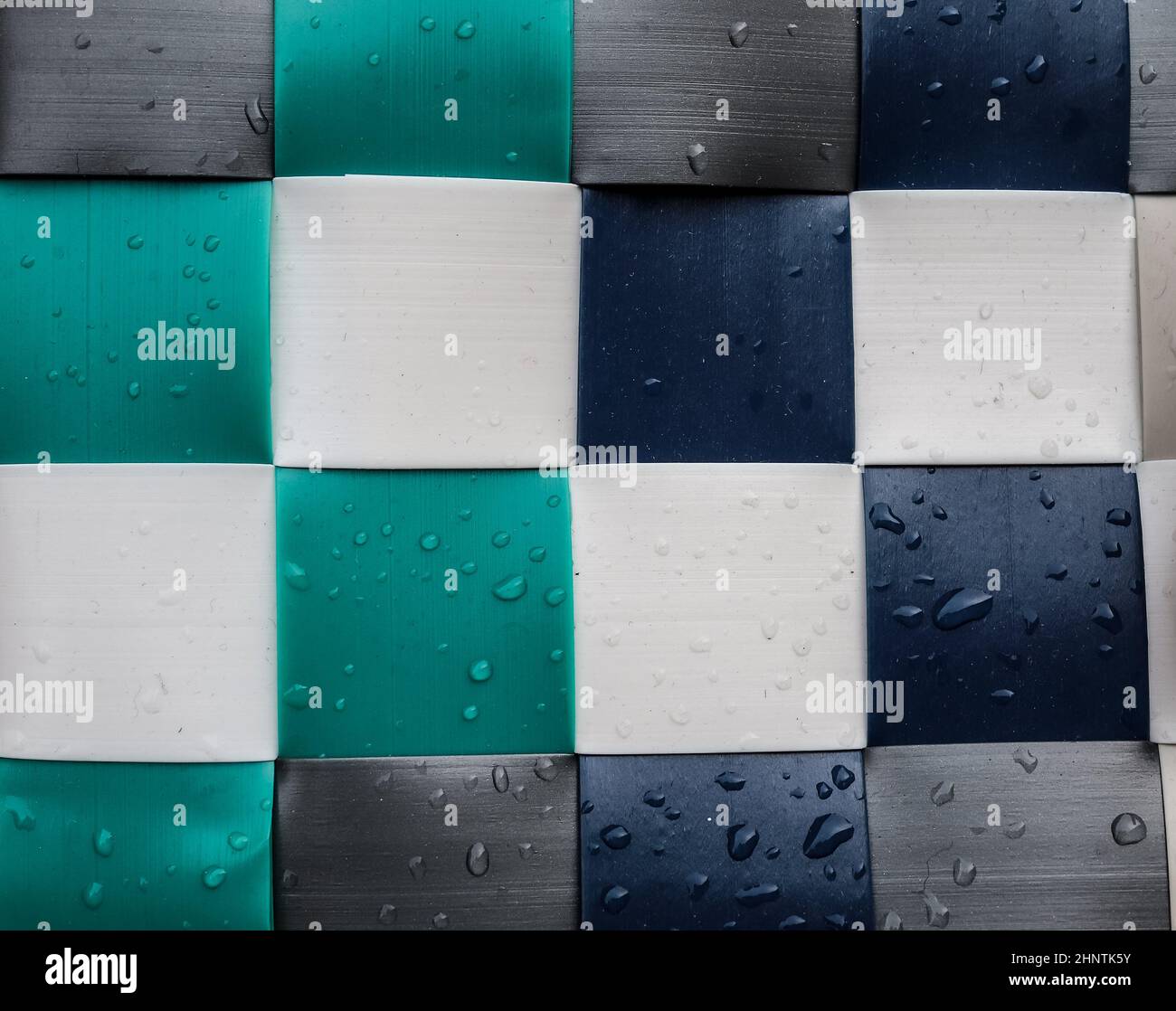 Close up detailed view on plastic foil and plastic surfaces in high ...