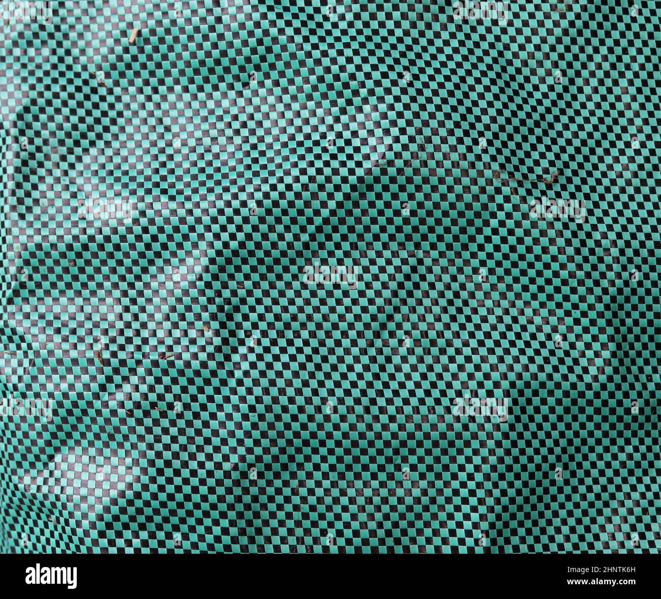 Close up detailed view on plastic foil and plastic surfaces in high ...