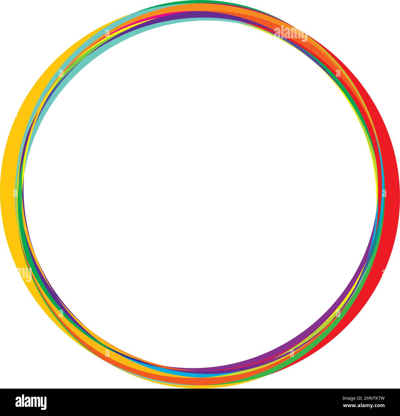 Abstract random circles geometric circular element - stock vector ...