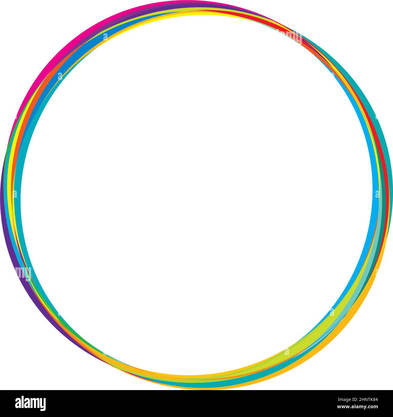 Abstract random circles geometric circular element - stock vector ...