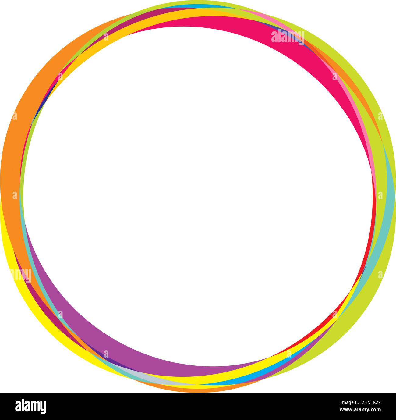 Abstract random circles geometric circular element - stock vector ...
