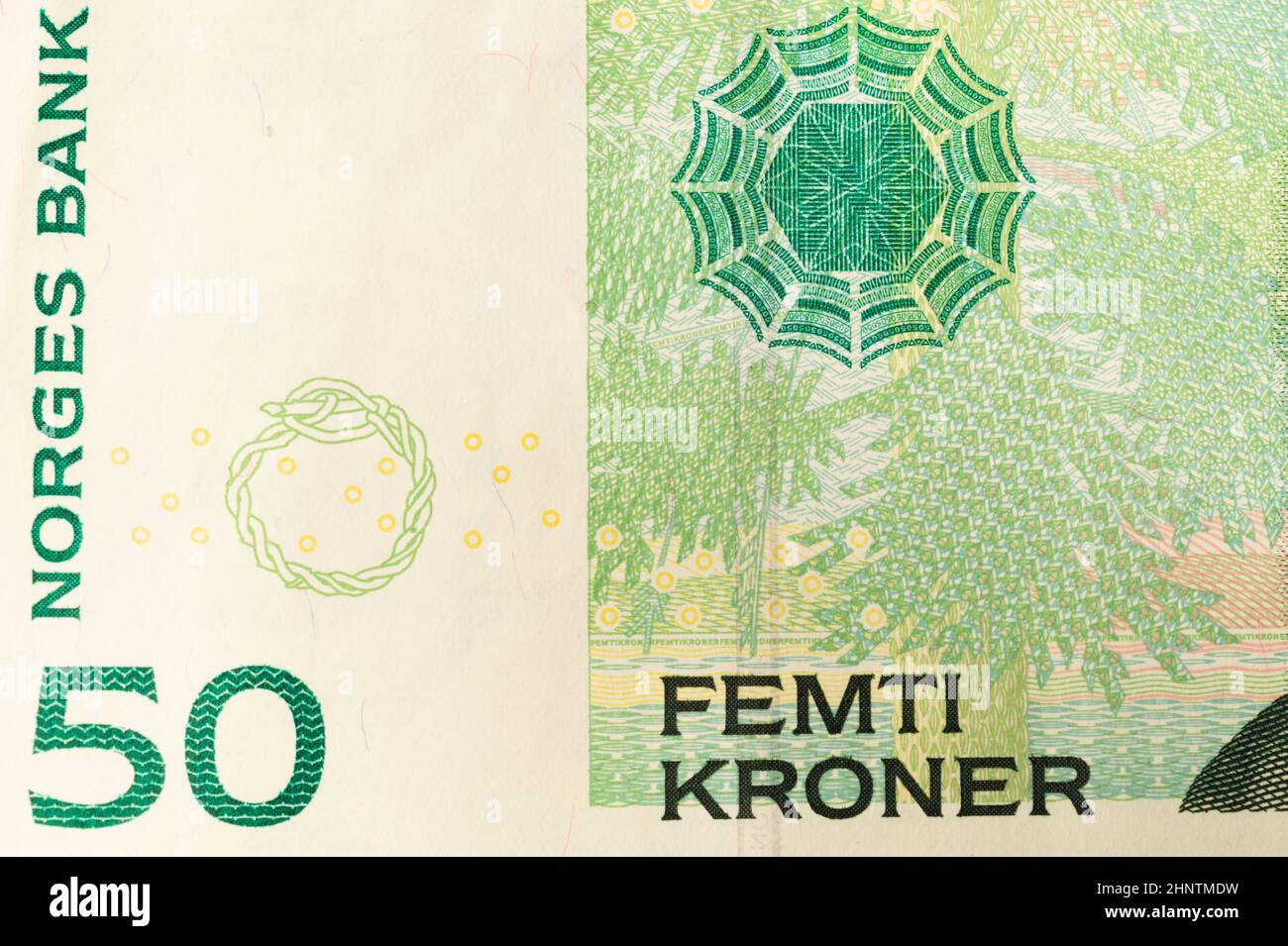Norwegian krone cash money closeup hi-res stock photography and images ...