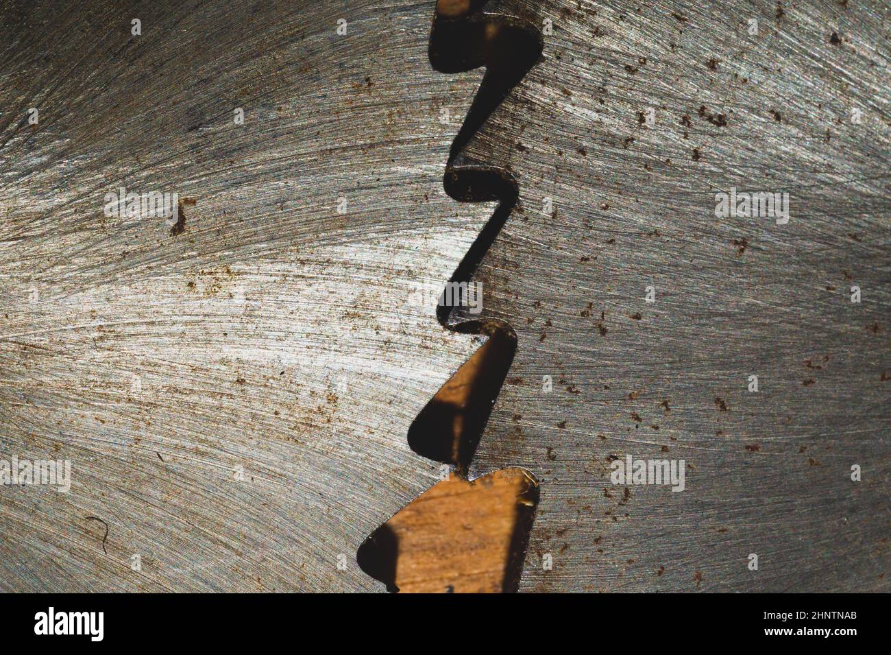 Circular saw blades. carpentry tools. industrial background. equipment ...