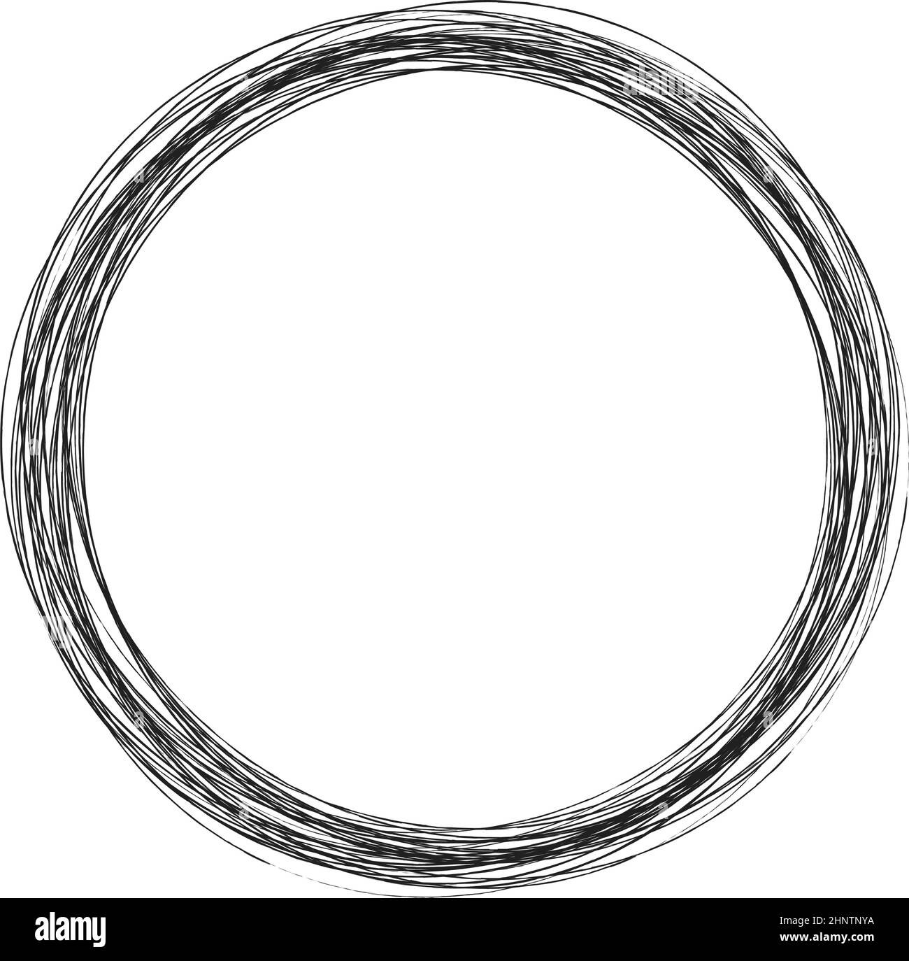 Abstract random circles geometric circular element - stock vector ...