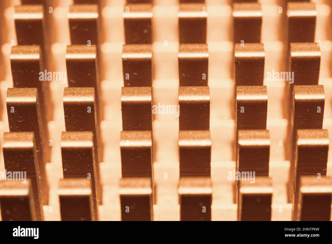 Computer radiator abstract macro background. processor cooling system ...