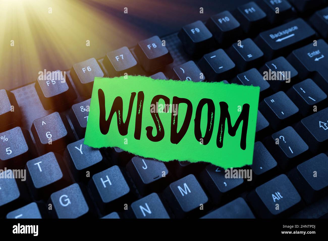 Sign displaying Wisdom, Business showcase quality having experience ...