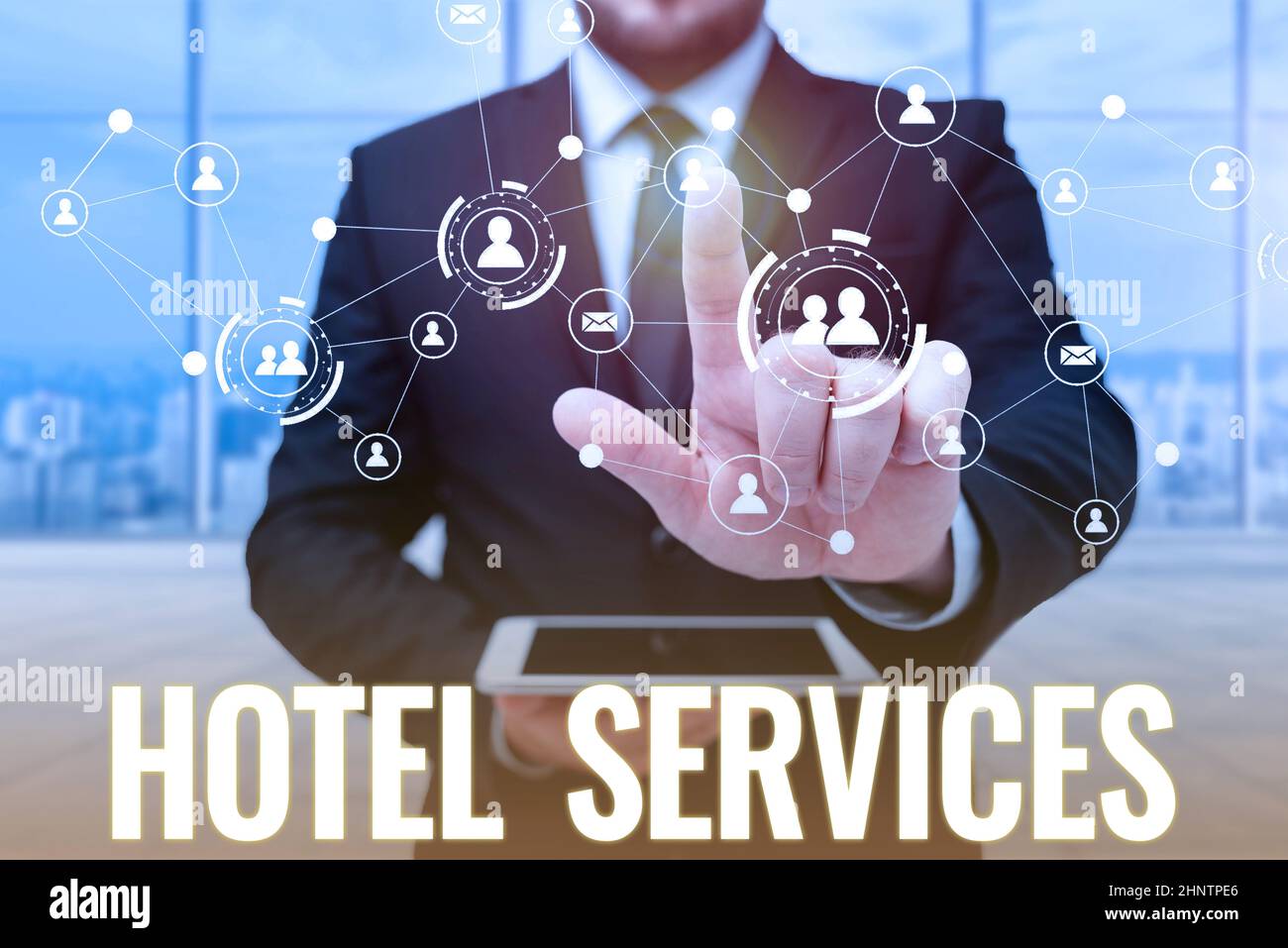 Conceptual display Hotel Services, Business overview Facilities ...