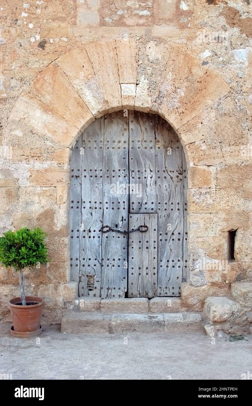 Building, detailed view of a front door or entrance door Stock Photo ...