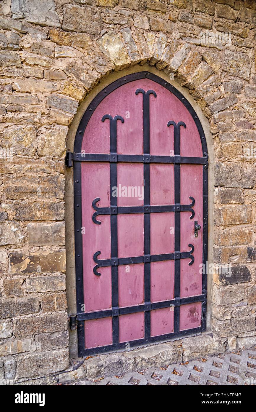 Building, detailed view of a front door or entrance door Stock Photo ...