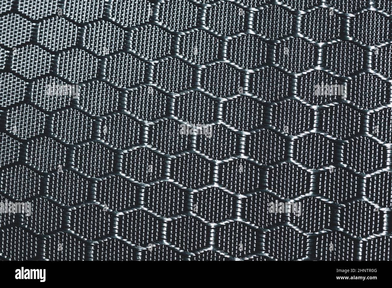 Fabric texture with hex shaped cells. textile background. woven ...