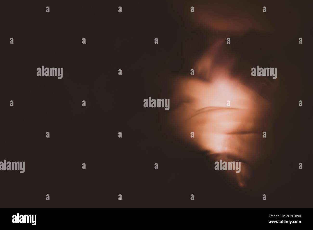 Colored smoke on black backdrop. brown fog abstract background Stock ...