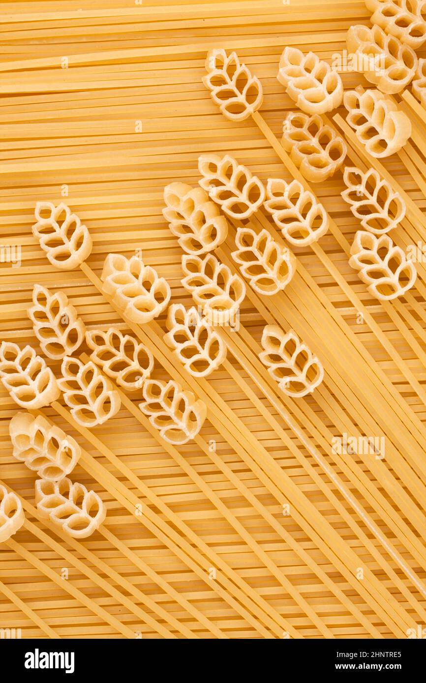 A field of wheat, pasta, conceptual image, the background Stock Photo ...