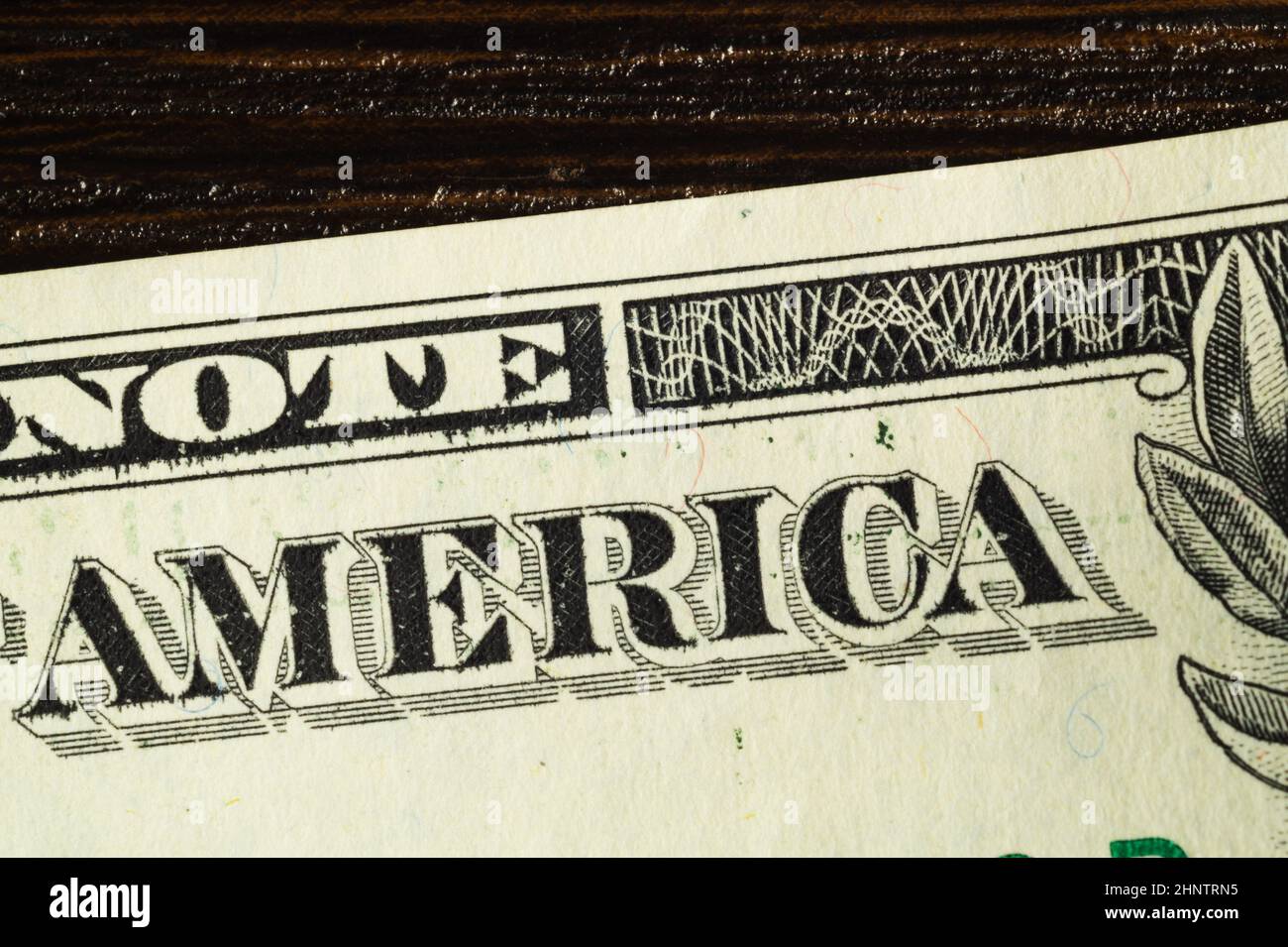 One dollar bill close up. american dollar detail. finance background ...