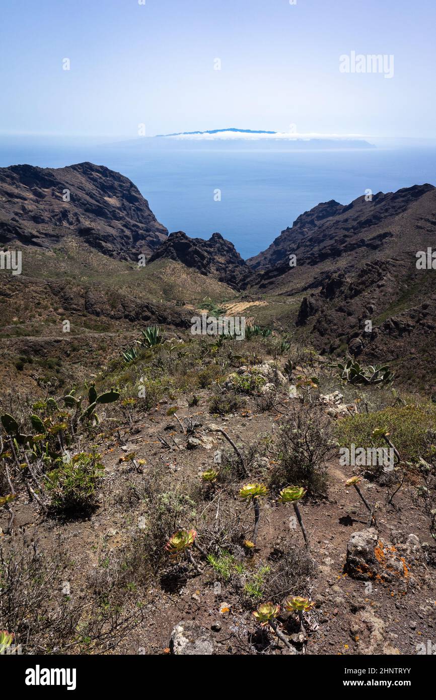 Mountain landscape. View from the observation deck - Mirador Altos de ...