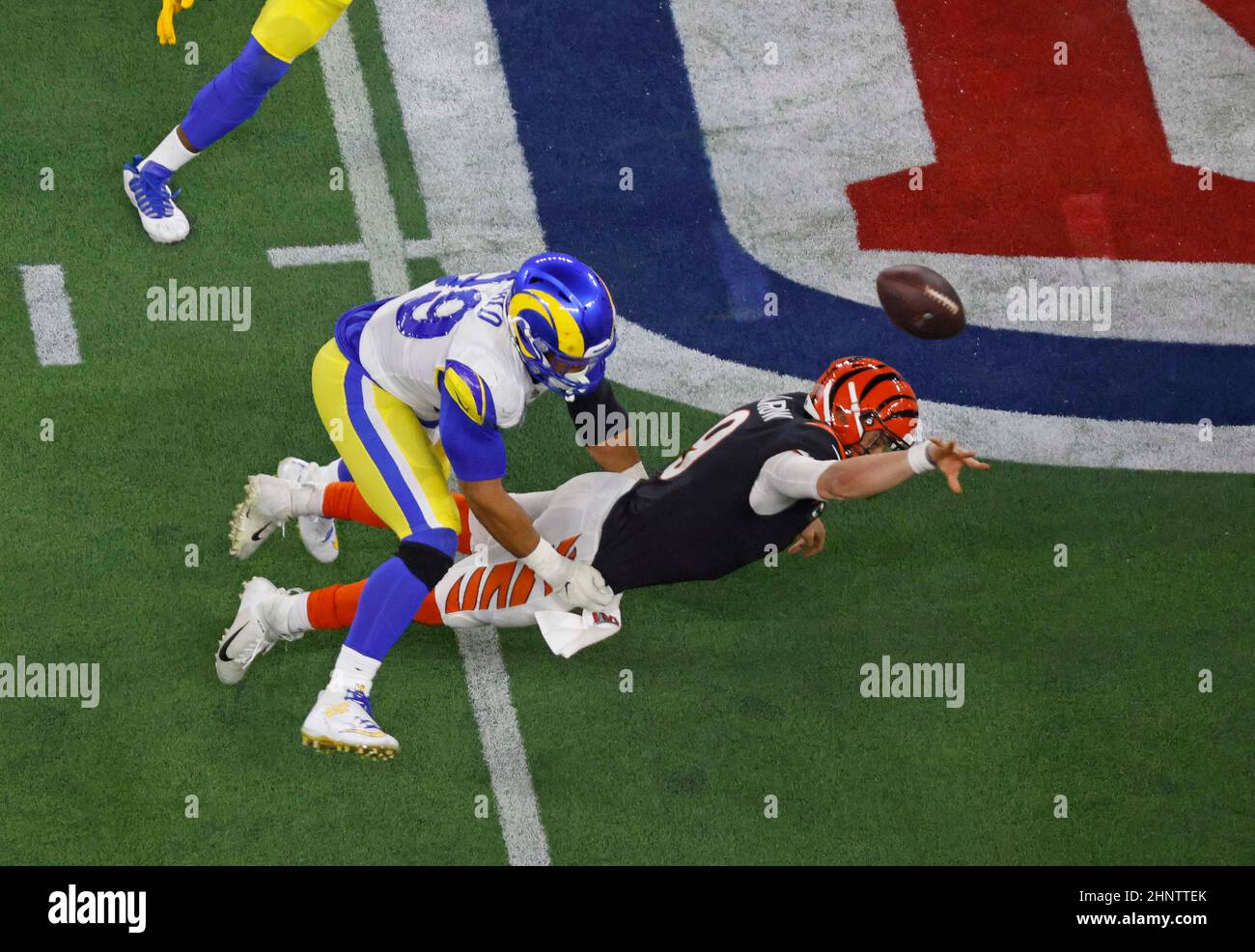 February 13, 2022 Los Angeles Rams defensive tackle Aaron Donald (99 ...