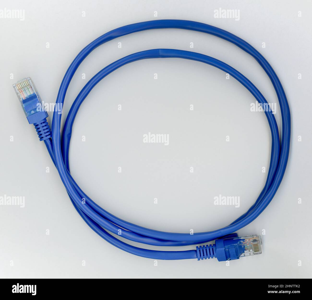 ethernet rj45 lan cable for high speed network communications Stock ...