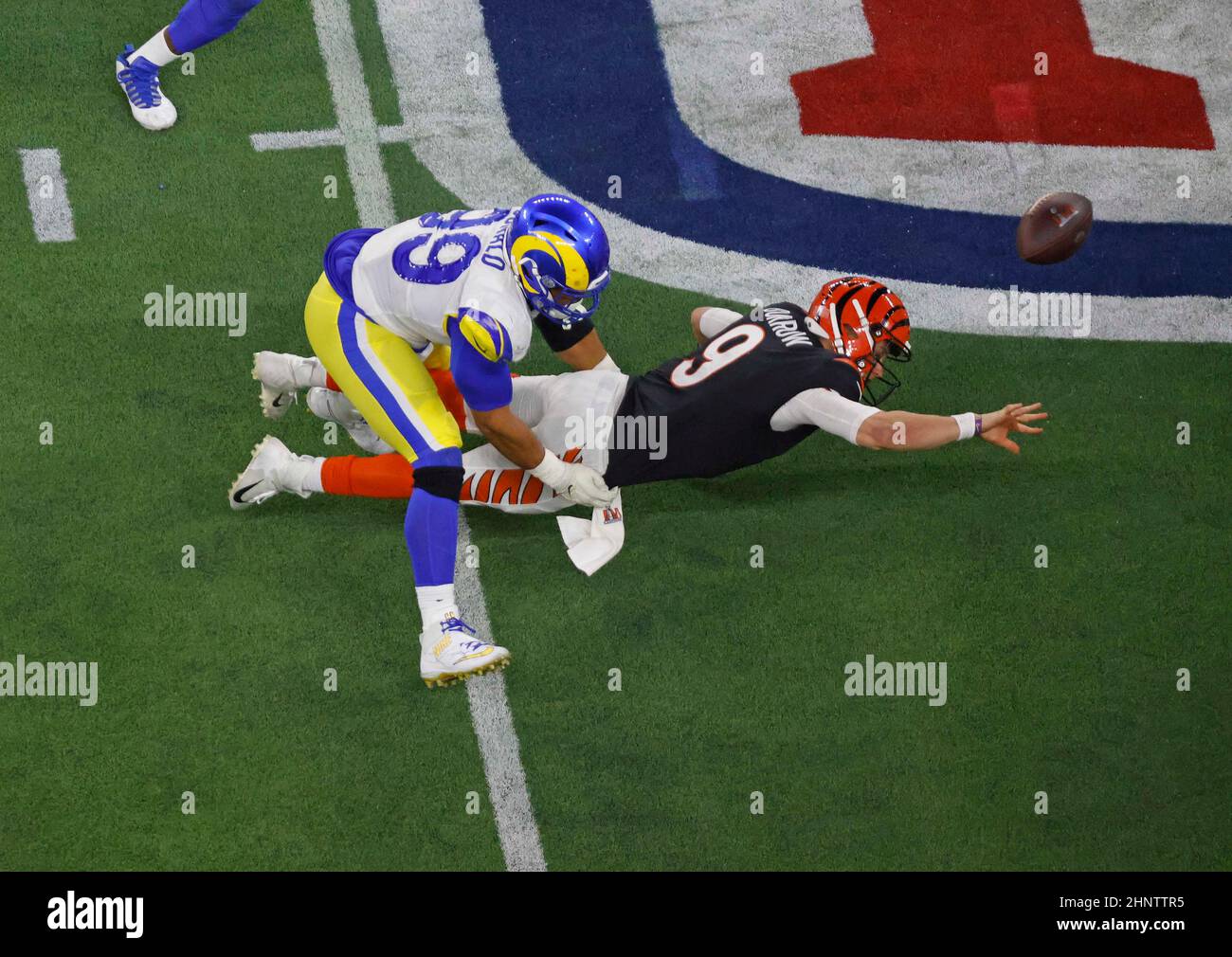 February 13, 2022 Los Angeles Rams defensive tackle Aaron Donald (99 ...