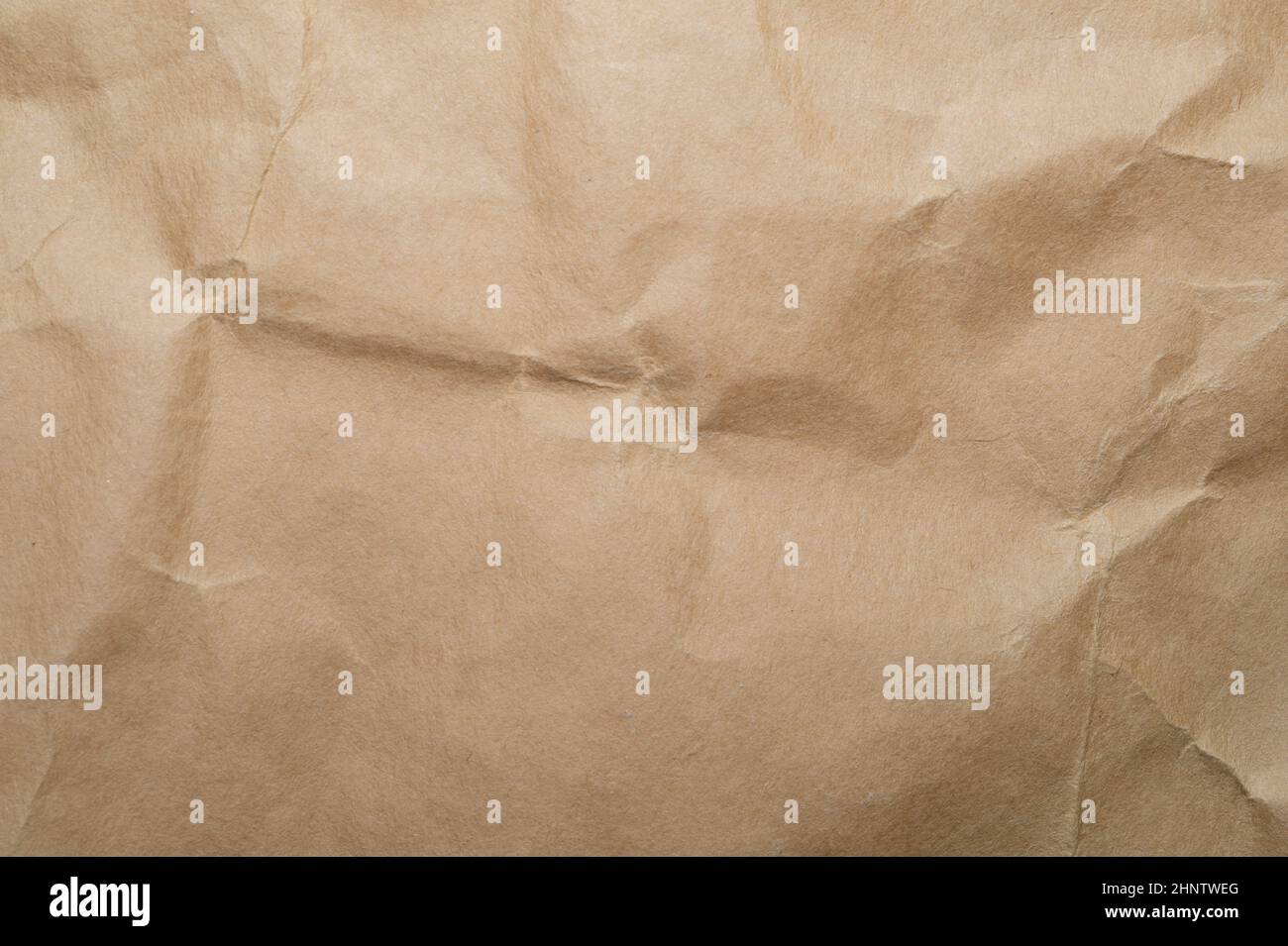 Crumpled parchment. packing paper texture. uneven carton background ...