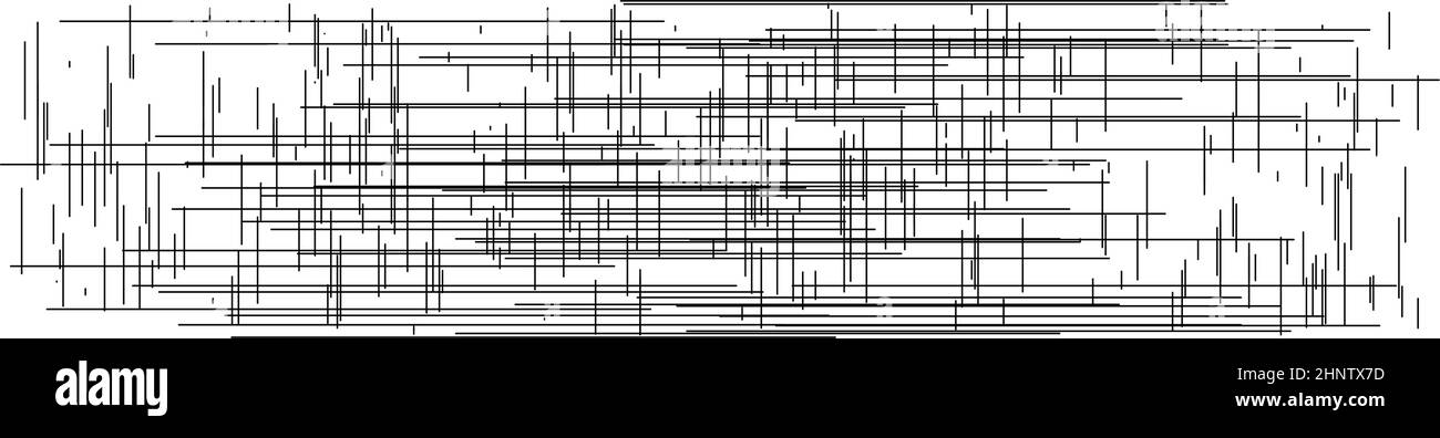 Grid, mesh of random lines. Reticle, grating, crosshatch pattern ...