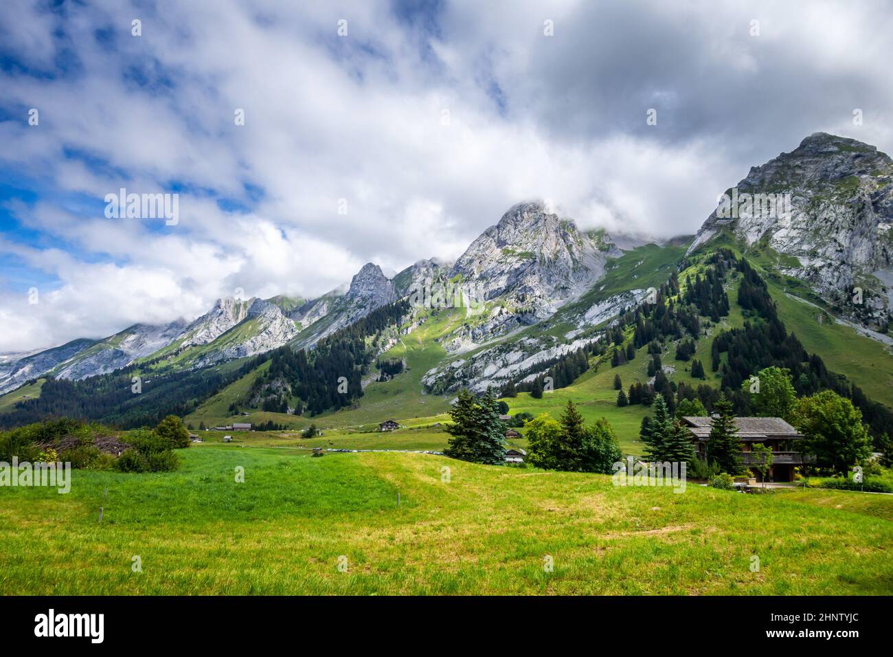 Aravis Mountain range in Haute Savoie, France Stock Photo - Alamy