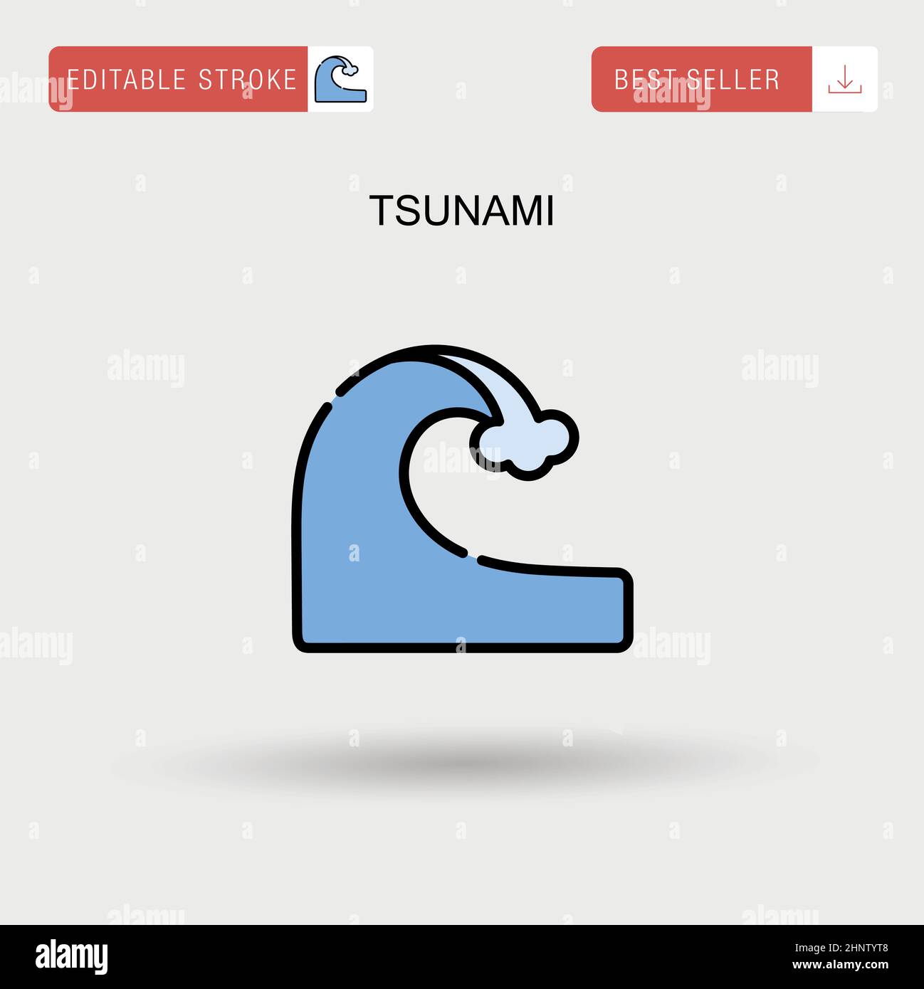 House flood damage tsunami Stock Vector Images - Alamy