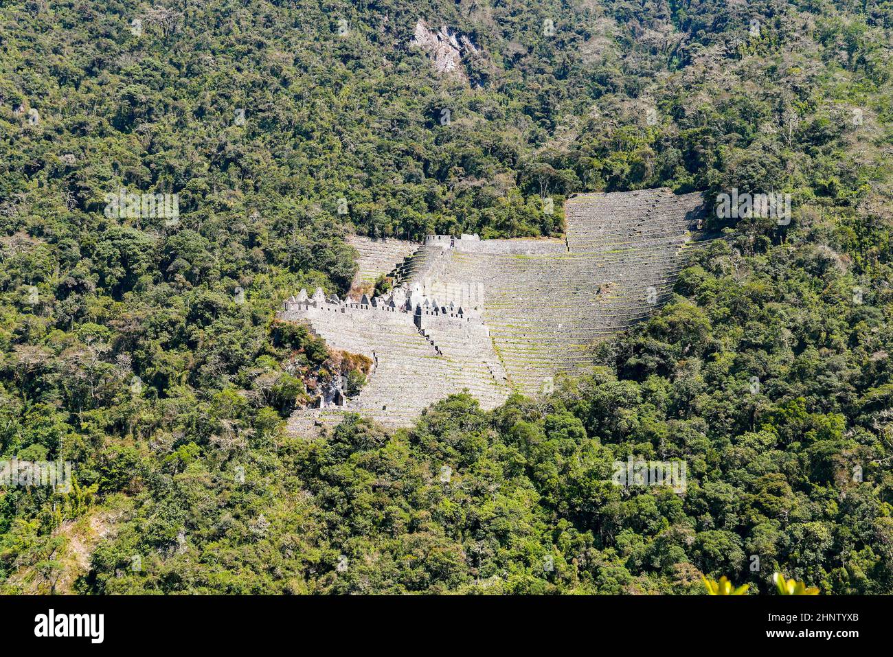 Winay Wayna, the ancient ruins along the Inca Trail to Machu Picchu ...