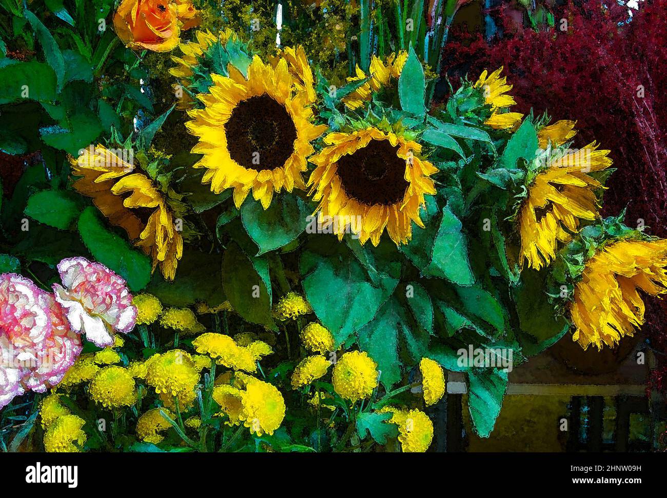 flower photos, compositions Stock Photo - Alamy