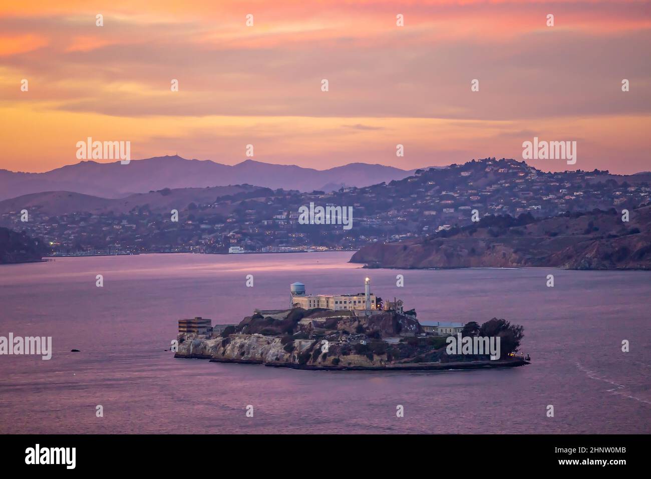 Historical site, Alcatraz Island in San Francisco, USA Stock Photo - Alamy