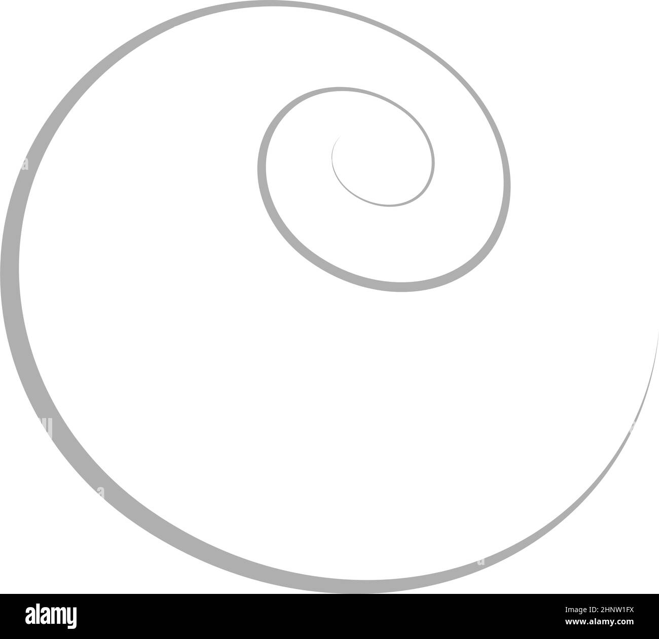 Spire, spiral, twirl and swirl vector design element - stock vector ...