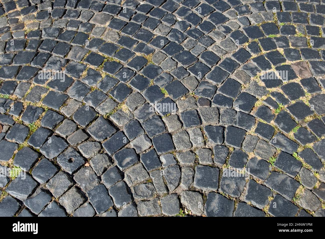 pattern of old cobblestone street in Germany Stock Photo - Alamy