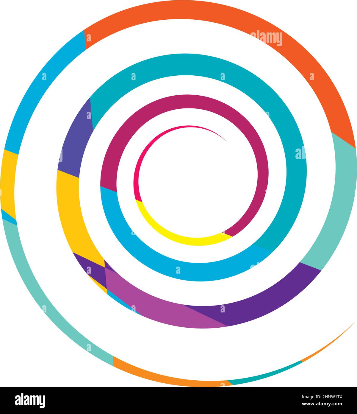 Spiral spire Stock Vector Images - Alamy
