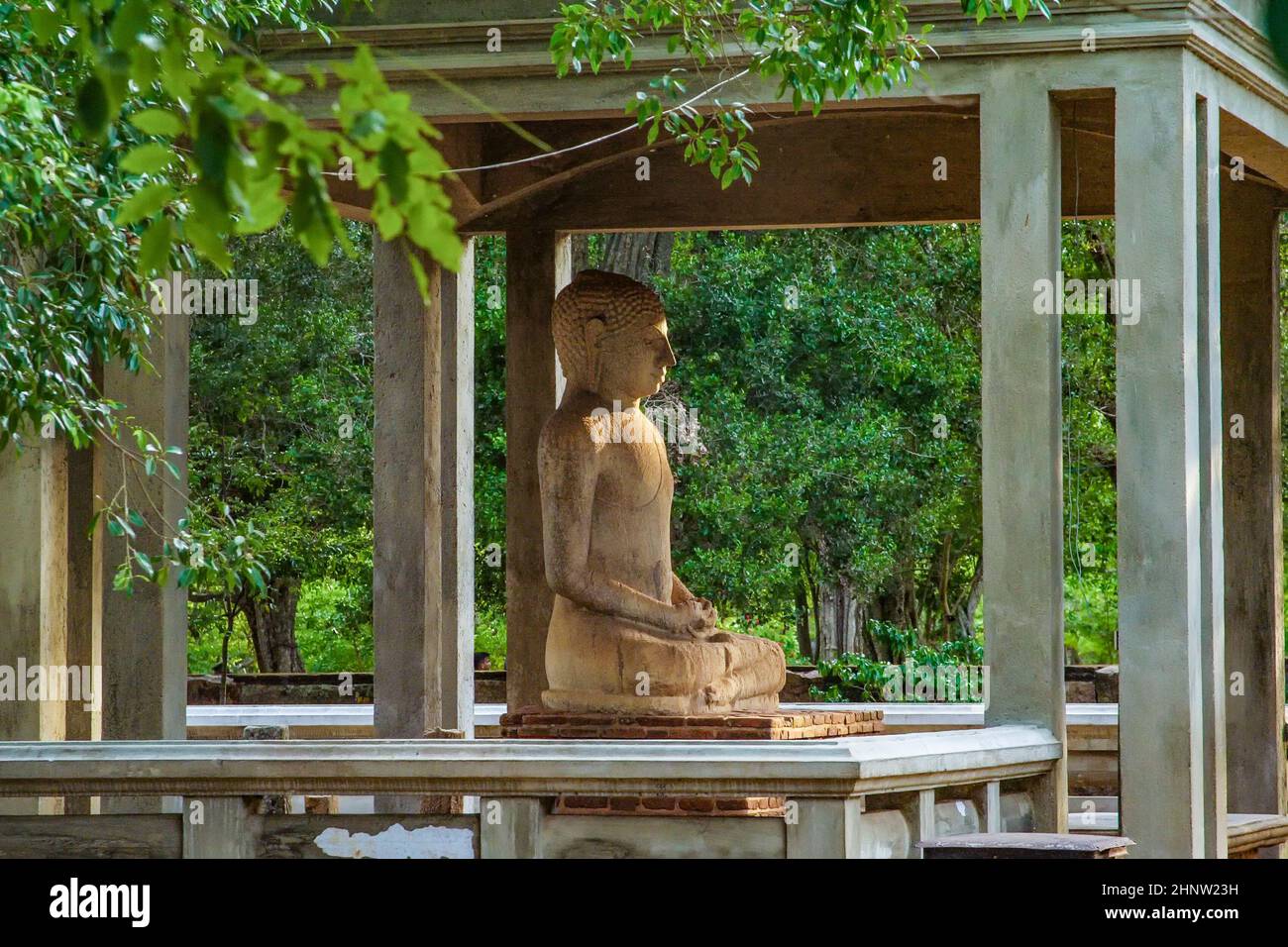 The Samadhi Statue is a statue situated at Mahamevnawa Park in ...