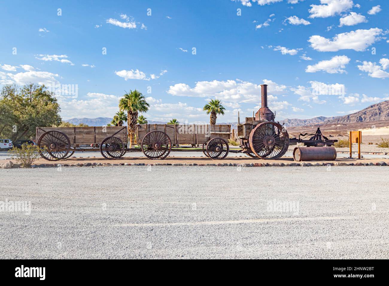 Old borax wagons hi-res stock photography and images - Alamy