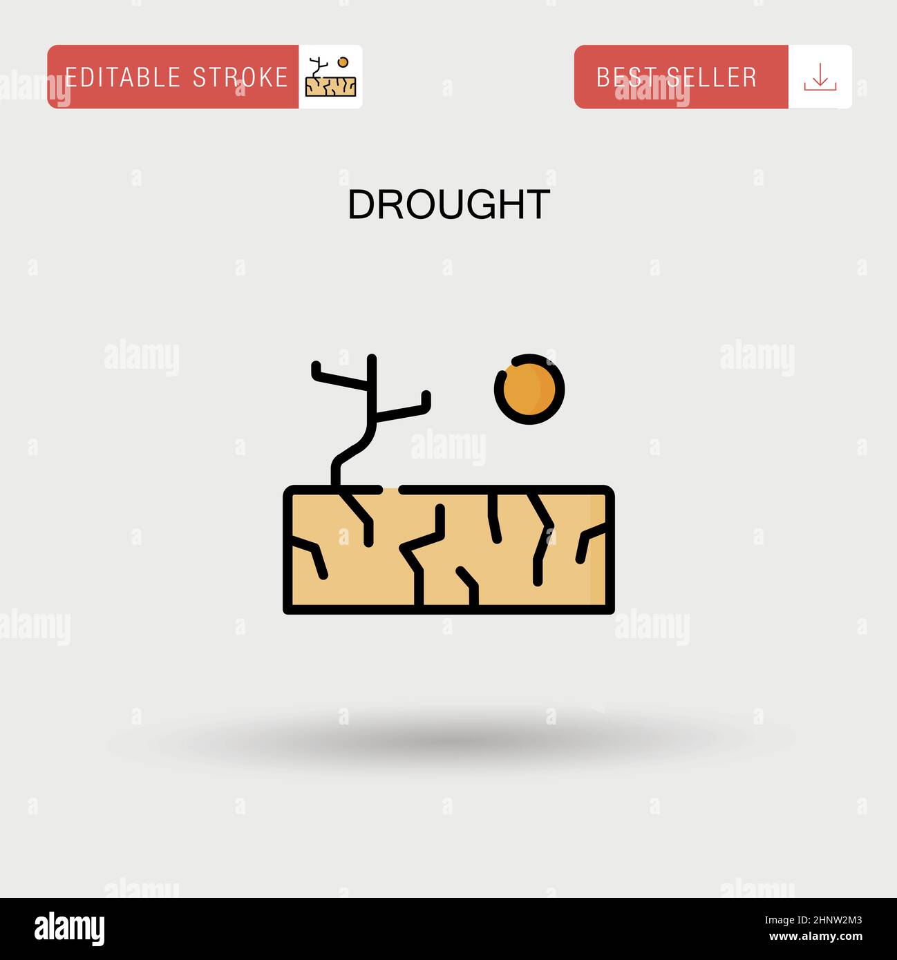 Drought Stock Vector Images - Alamy