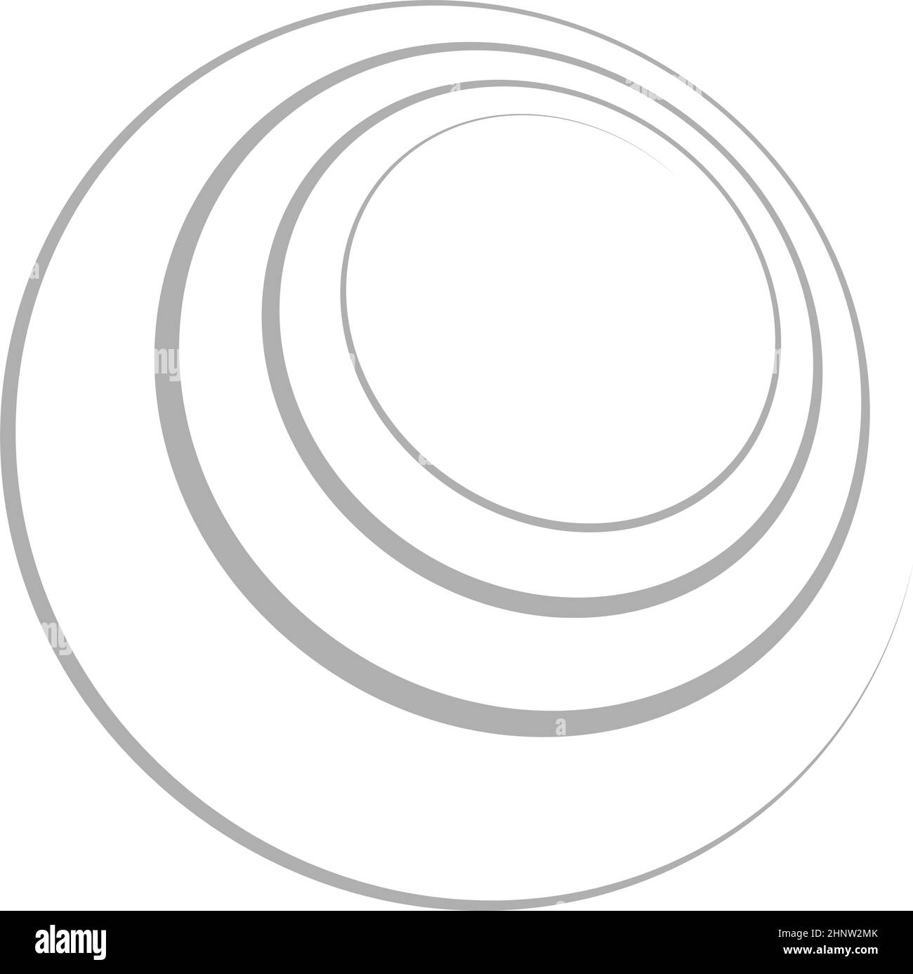 Spire, spiral, twirl and swirl vector design element - stock vector ...