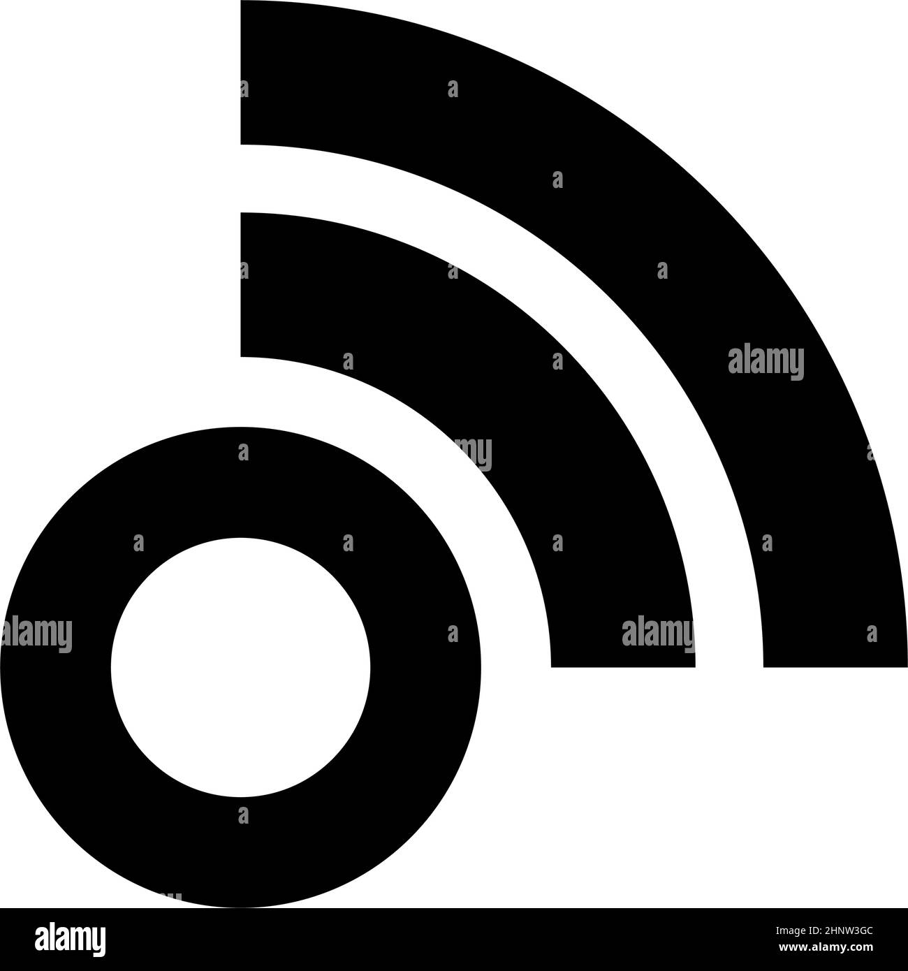 Wireless, cordless signal, internet, wifi shape icon, symbol - stock ...