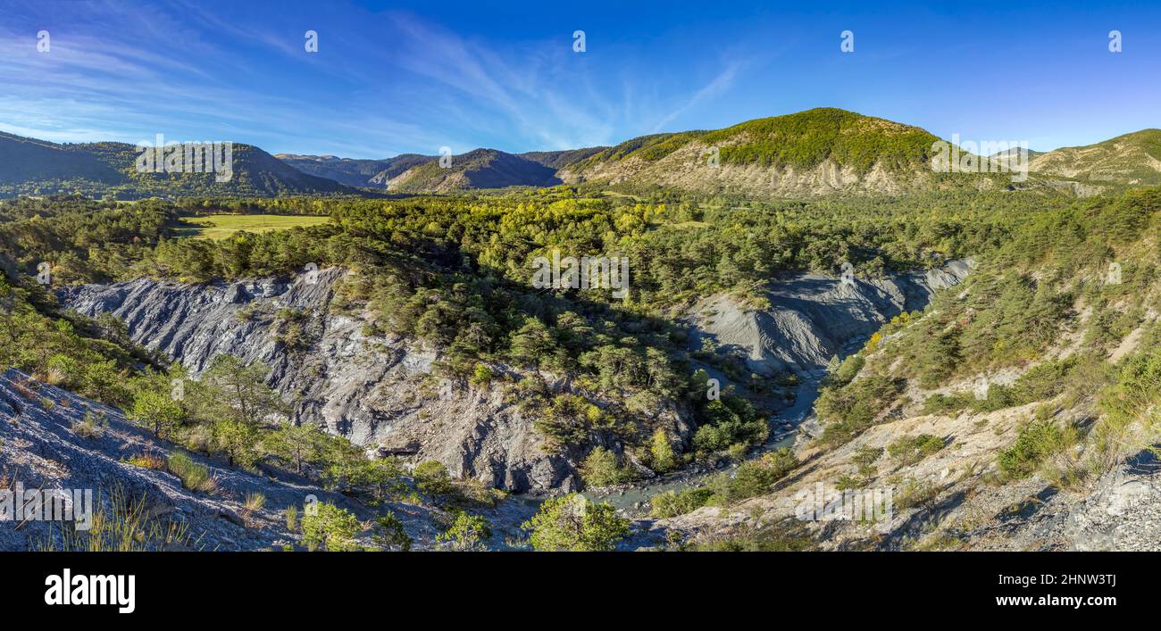 canyon with river La blanche Torrent in France Stock Photo - Alamy