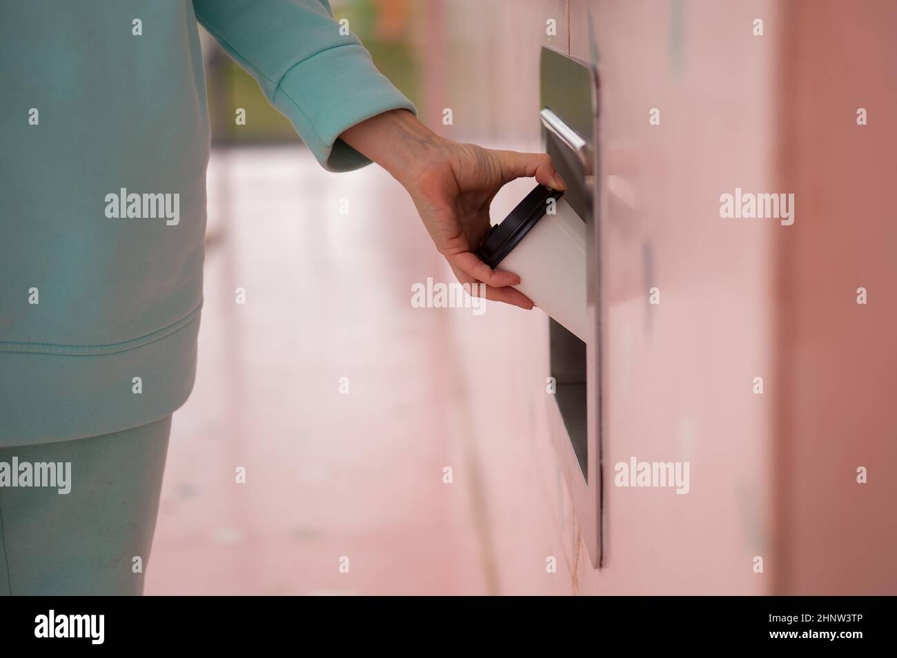 Garbage chute hatch manhole hi-res stock photography and images - Alamy