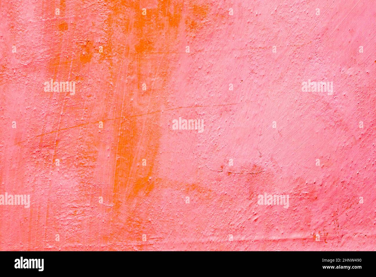 old cracked orange plaster wall in detail Stock Photo - Alamy