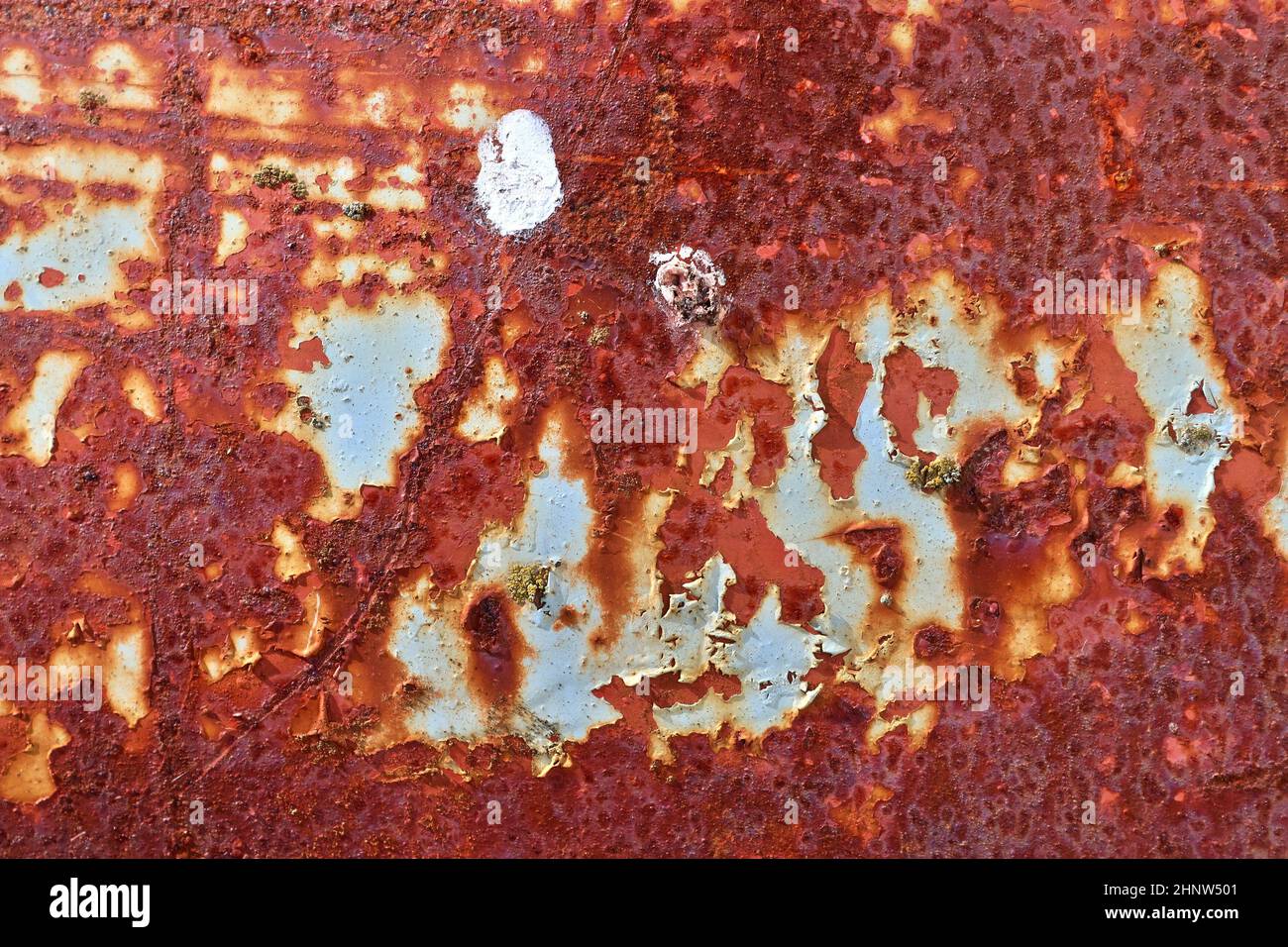 Detailed close up surface of rusty metal and steel with lots of ...