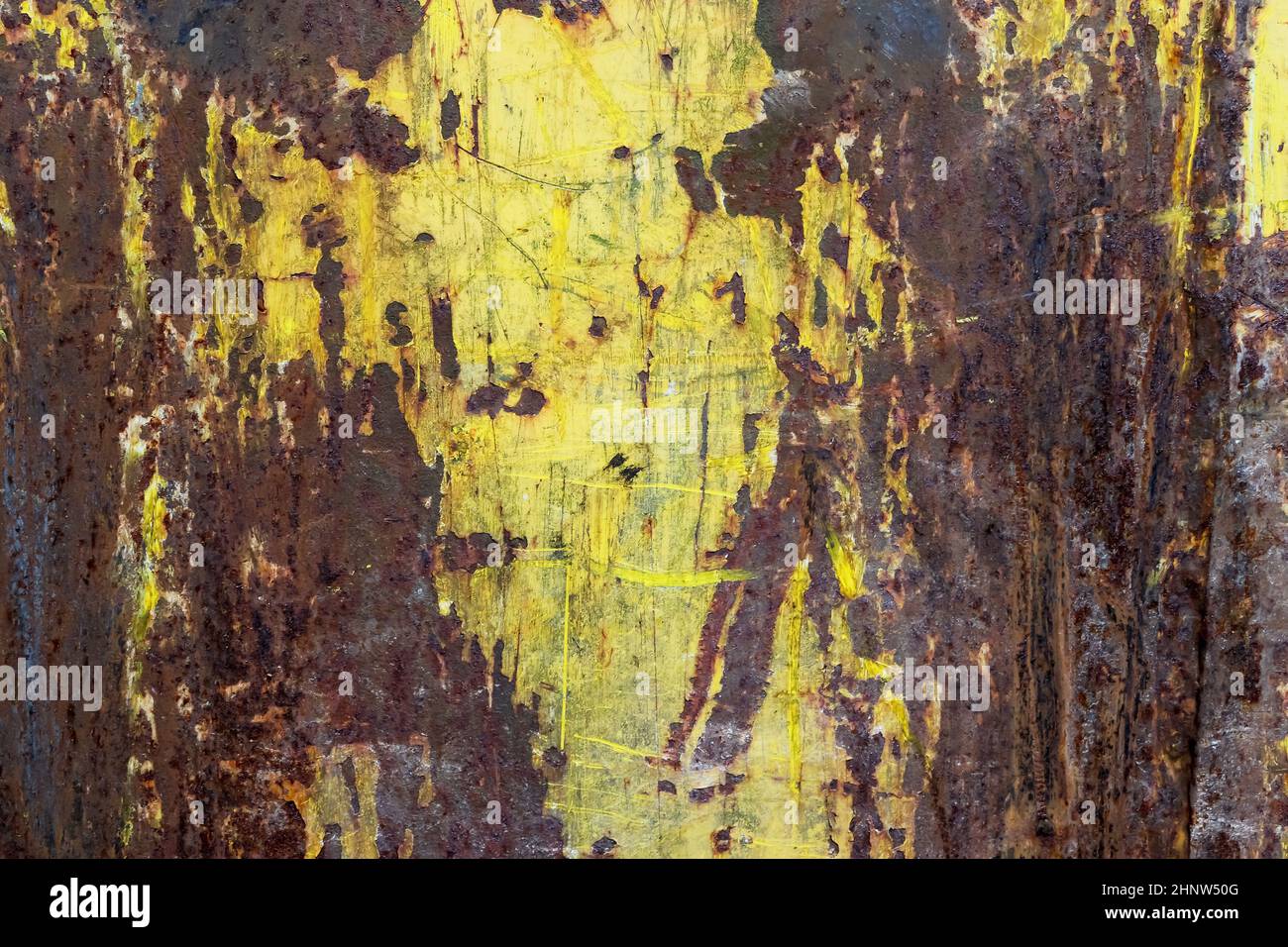 Detailed close up surface of rusty metal and steel with lots of ...