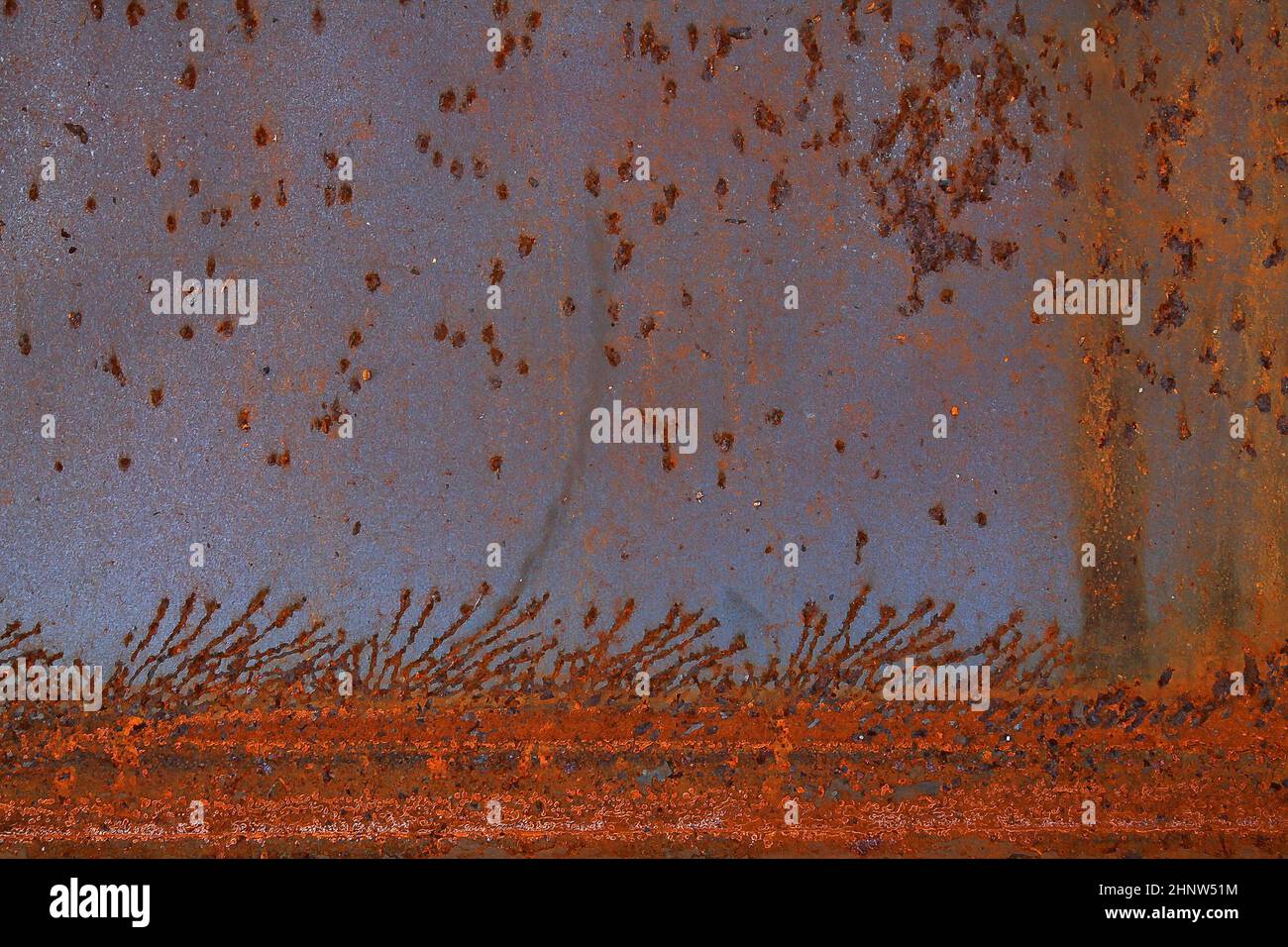 Detailed close up surface of rusty metal and steel with lots of ...