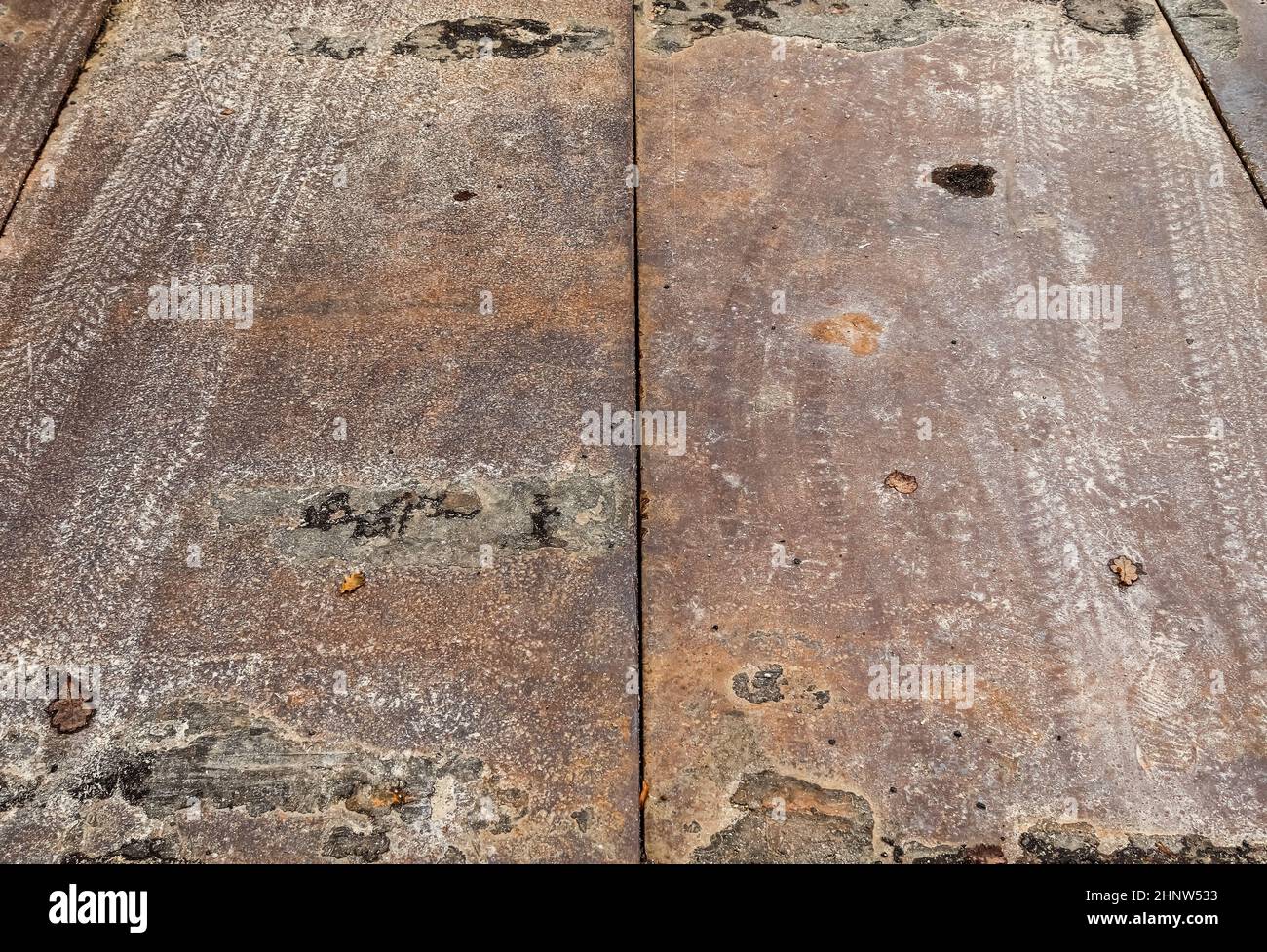 Detailed close up surface of rusty metal and steel with lots of ...