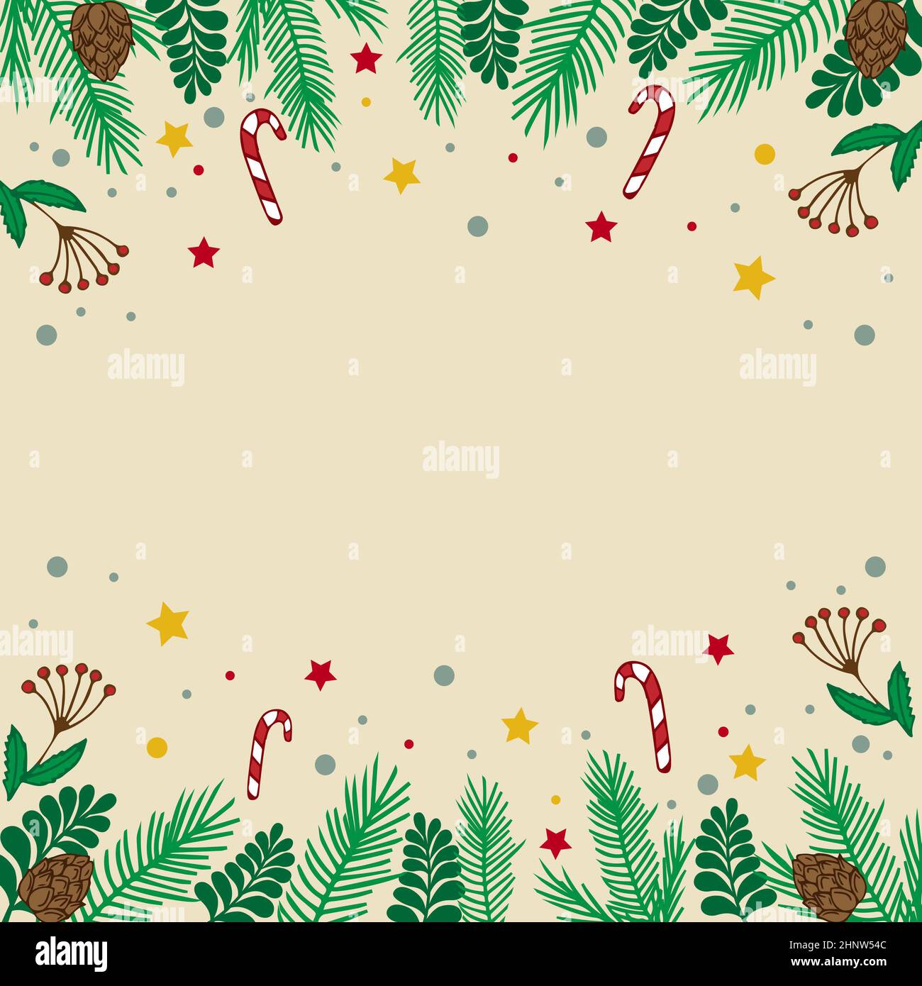 Light Christmas background, festive web template - Vector illustration ...