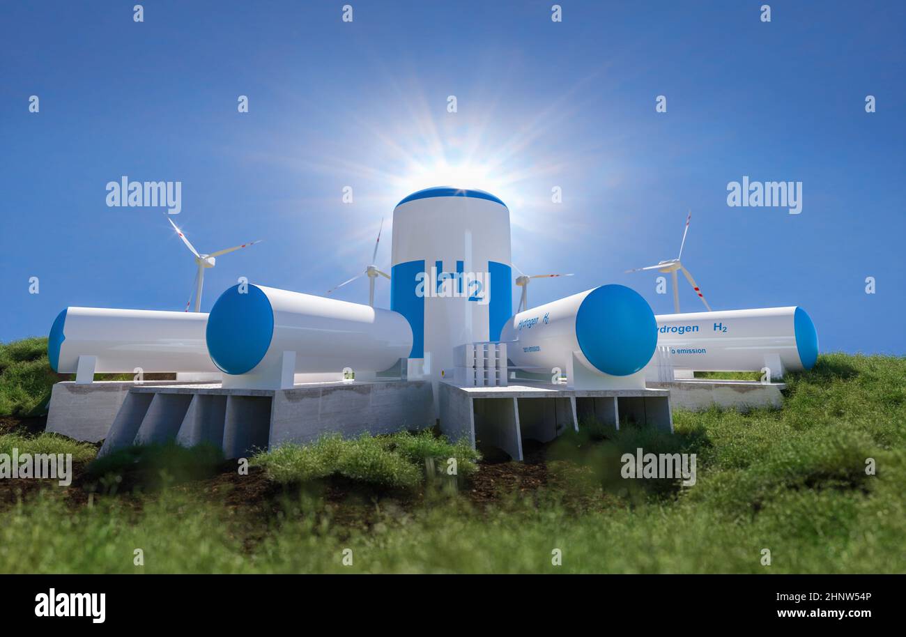Hydrogen renewable energy production - hydrogen gas for clean ...