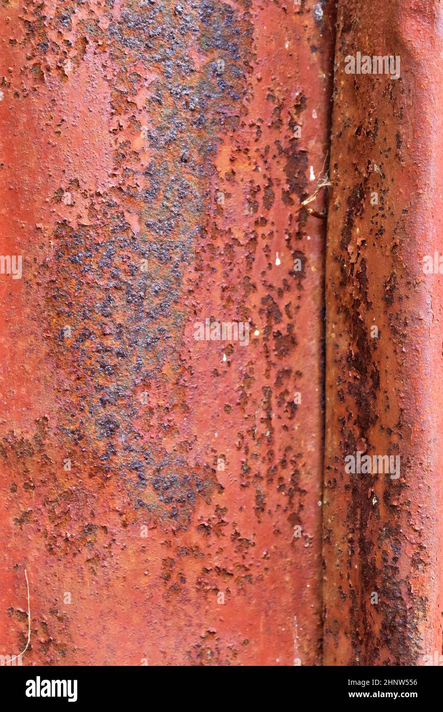 Detailed close up surface of rusty metal and steel with lots of ...