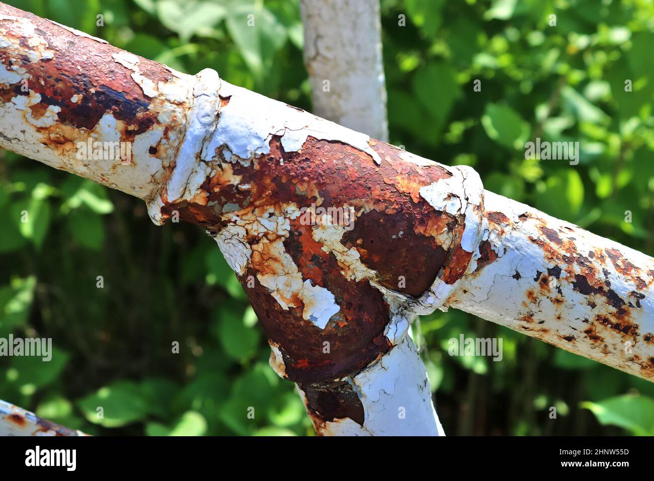 Detailed close up surface of rusty metal and steel with lots of ...