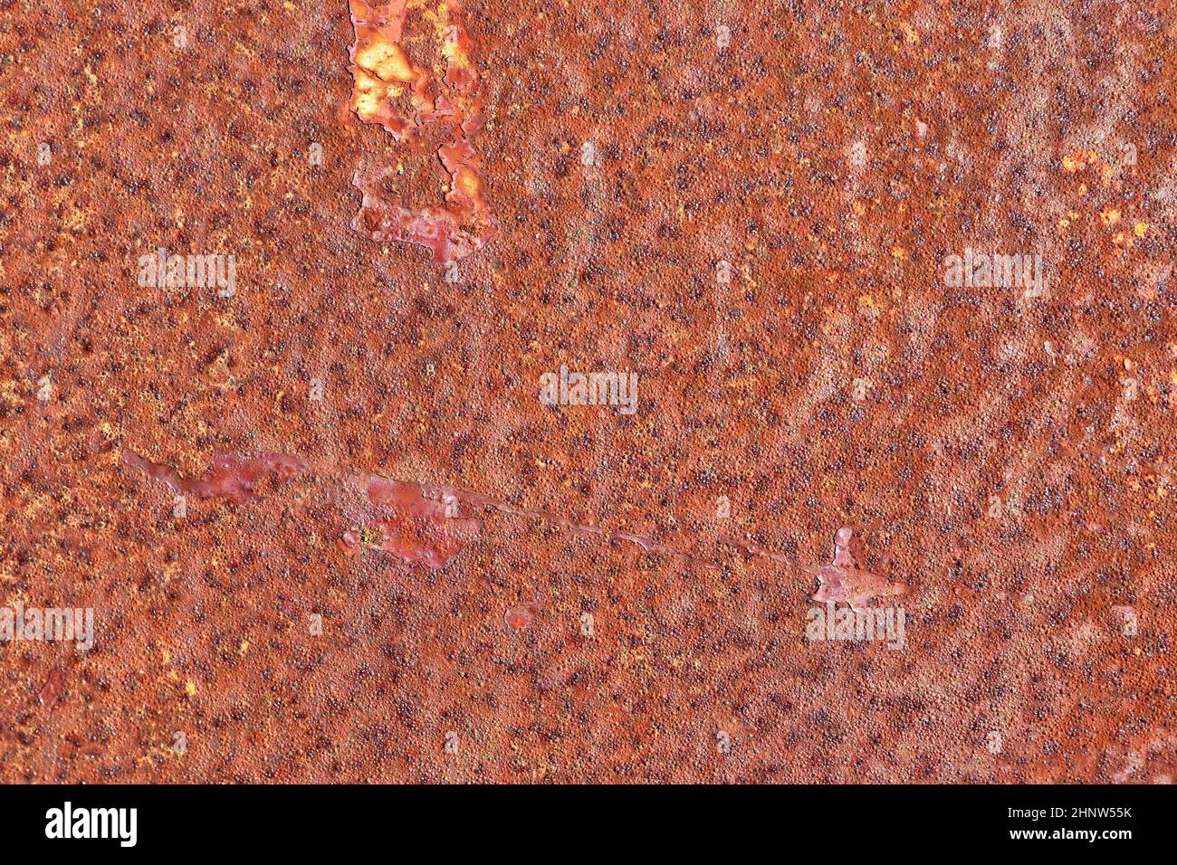Detailed close up surface of rusty metal and steel with lots of corrosion in high resolution ...