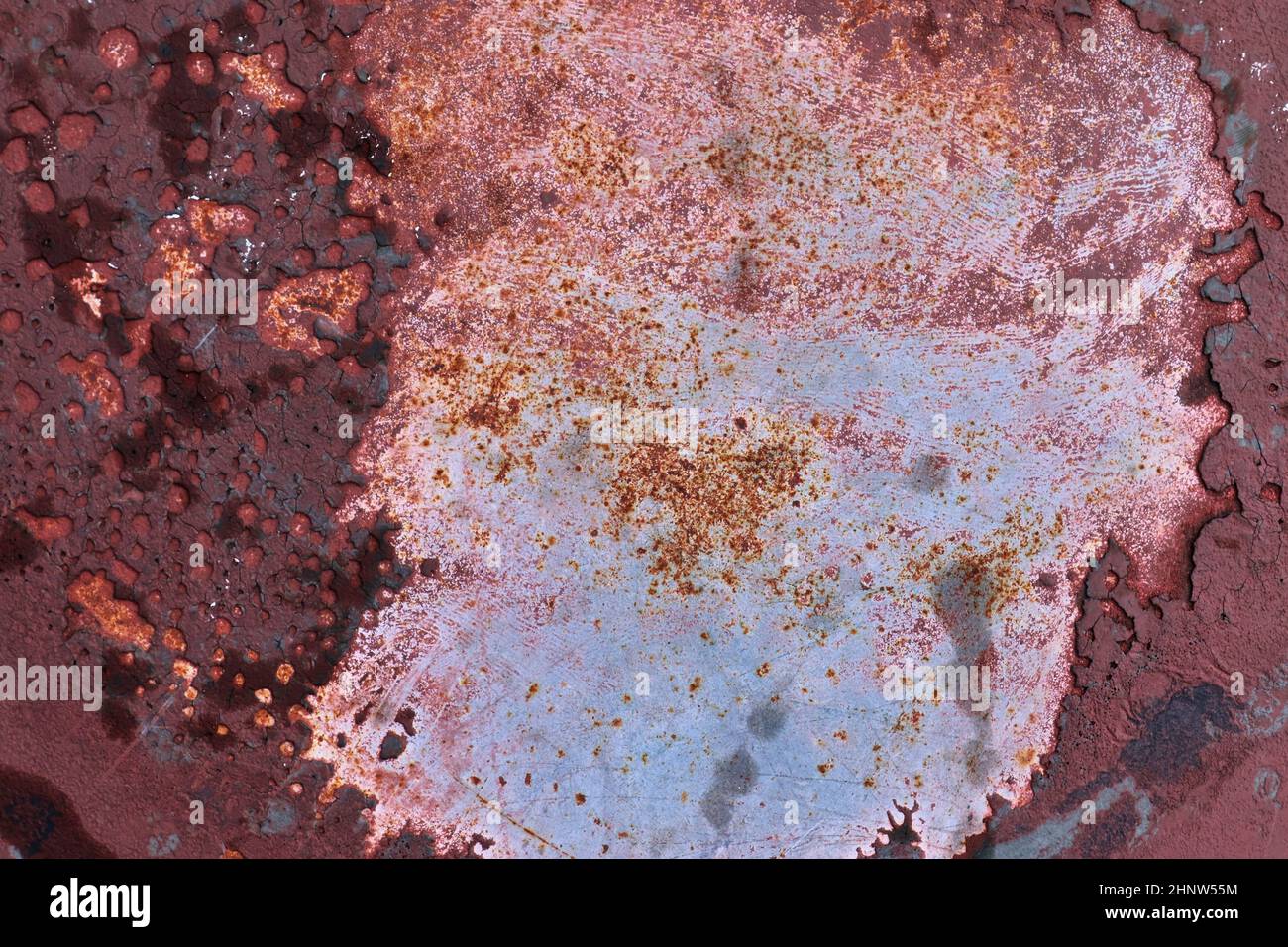 Detailed close up surface of rusty metal and steel with lots of ...