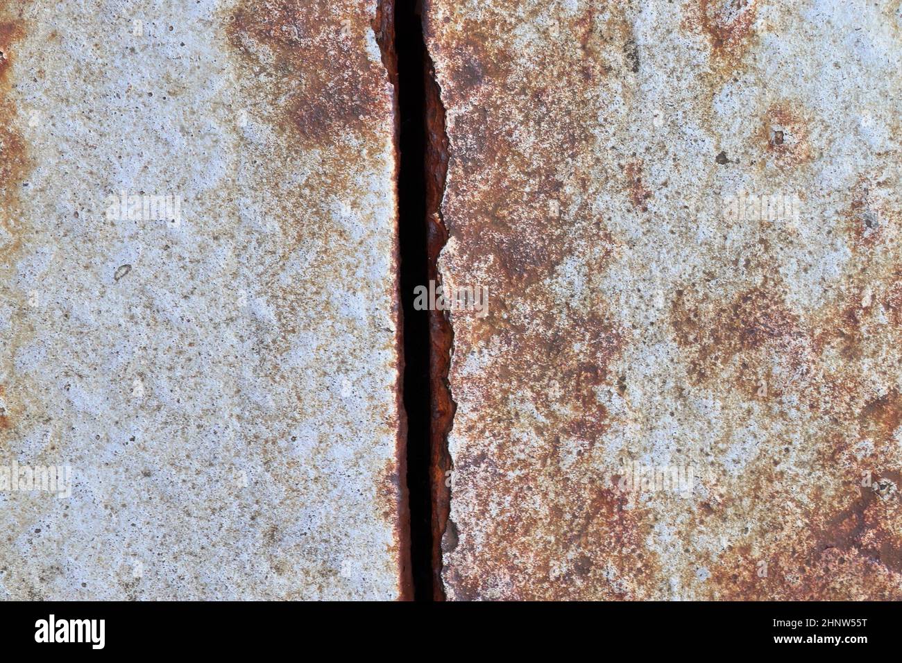 Detailed close up surface of rusty metal and steel with lots of ...